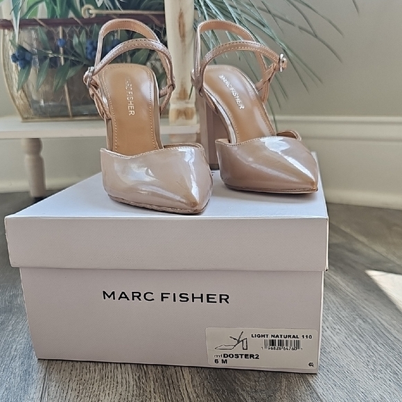 Marc Fisher | Shoes | Marc Fisher Womens Light Natural Doster 2 Block ...